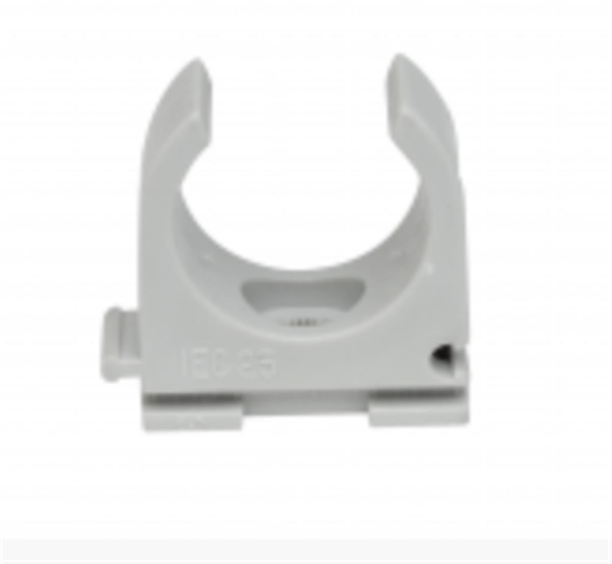 PVC beugel M25 quick klem grijs | MEBUTEC bv